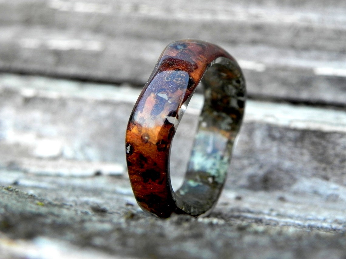 Wooden Bark Ring Forest Bark Ring Wood Men Ring Nature - Etsy Denmark