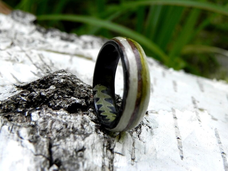 Magic Fern Ring Wood Forest Ring Nature Wedding Rings - Etsy