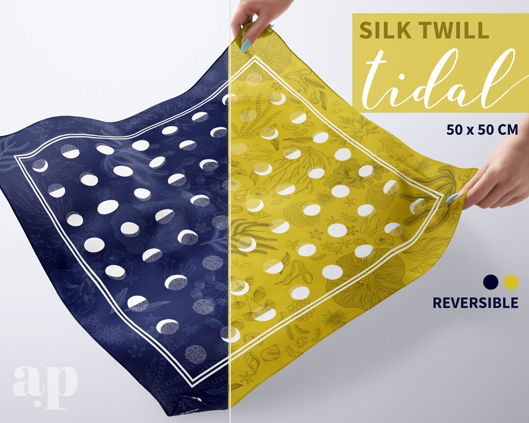 Luxe Reversible Wrapping Silk Scarf Furoshiki to Use for Gift Wrap ...