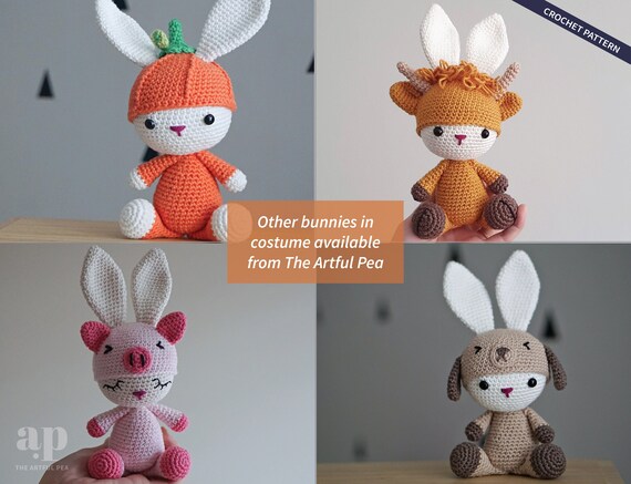 Amigurumi Cerdo Conejo Ya Tengo Mi Cabeza De Conejo Pepito De La