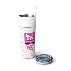 80s Tumbler, Retro Aqua Net Tumbler Hairdresser Gift, Hairspray of the ...