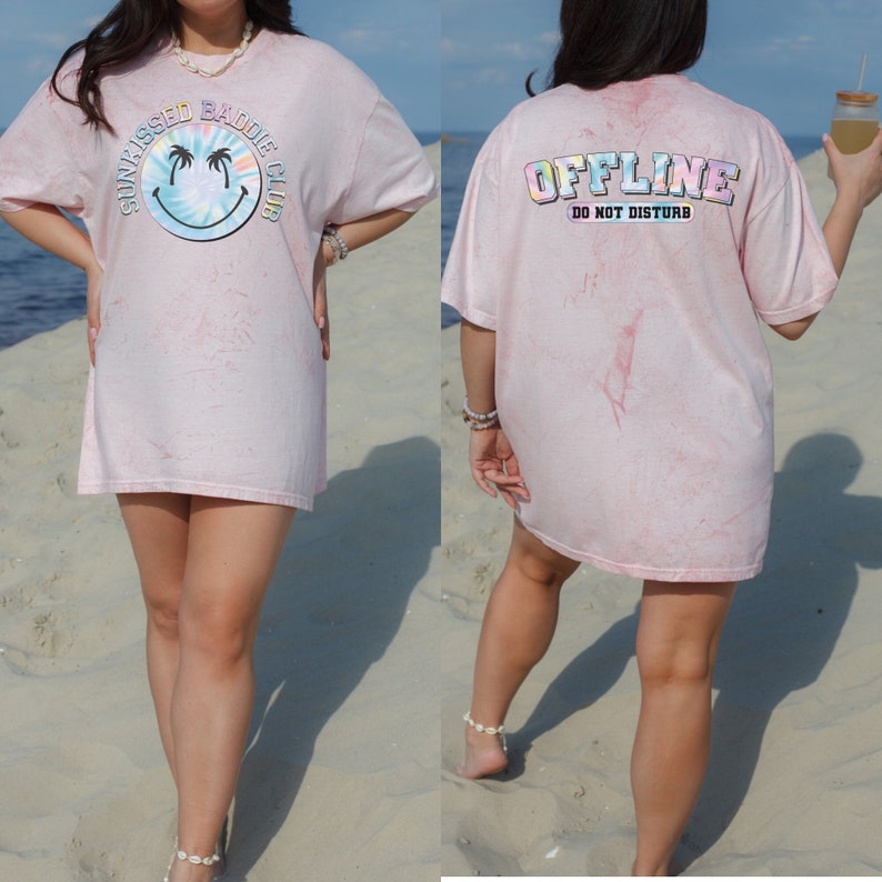 Sunkissed Baddie Club Shirt Retro Sunkissed Baddie Club Tee Offline Do ...