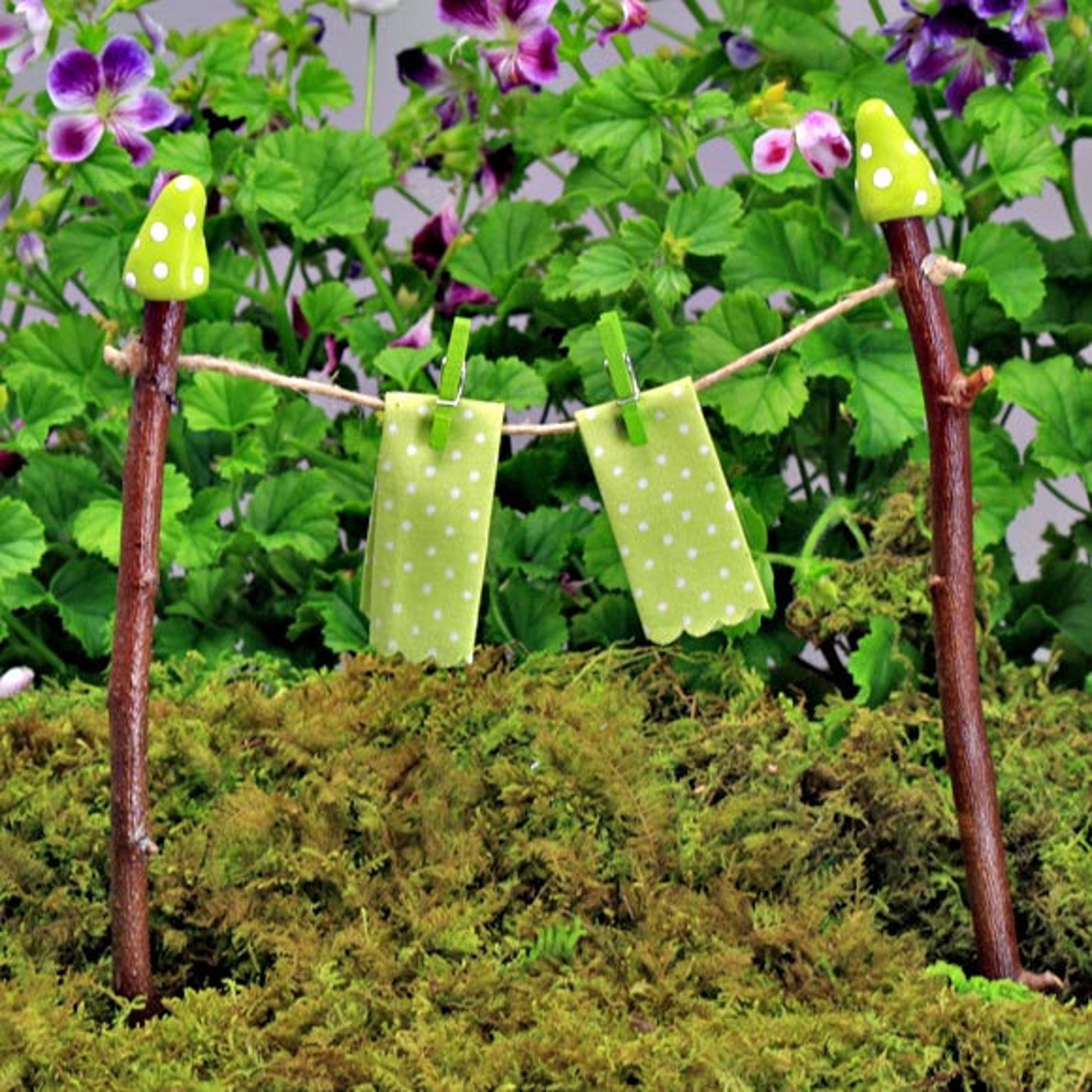 Fairy Clothes Line, Clothes Line, Fairy Washing Line, Fairy Tea Towels ...