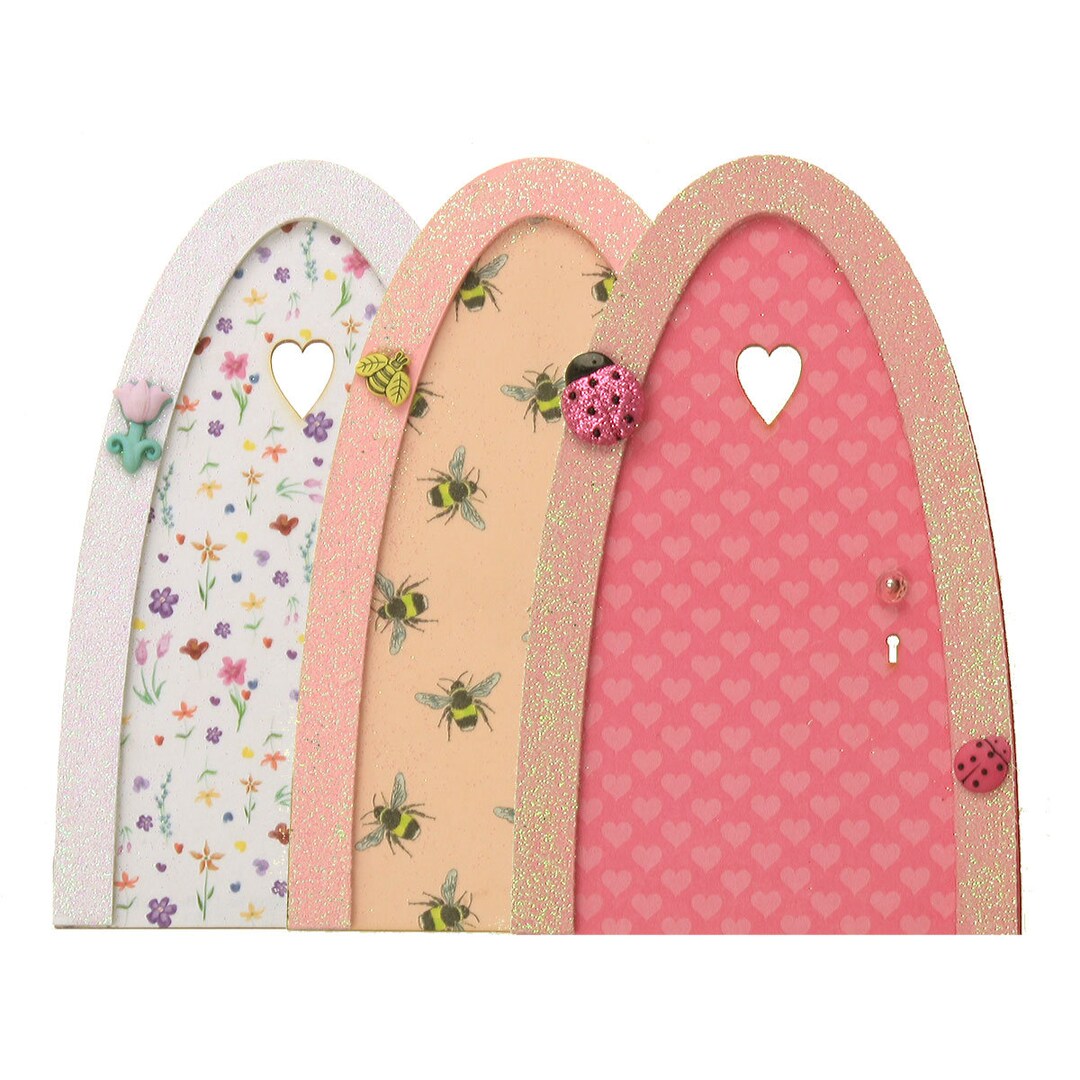 Nature Inspired Fairy Doors, Ladybird, Ladybug, Dragonfly, Bumble Bee ...