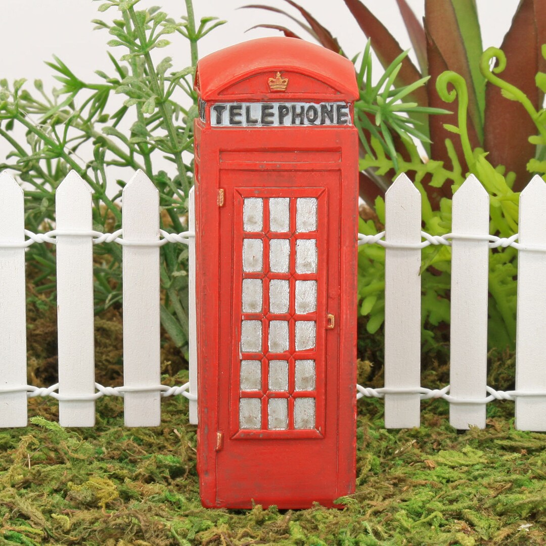 Traditional Red Telephone Box, Miniature Telephone Box, Iconic Red ...