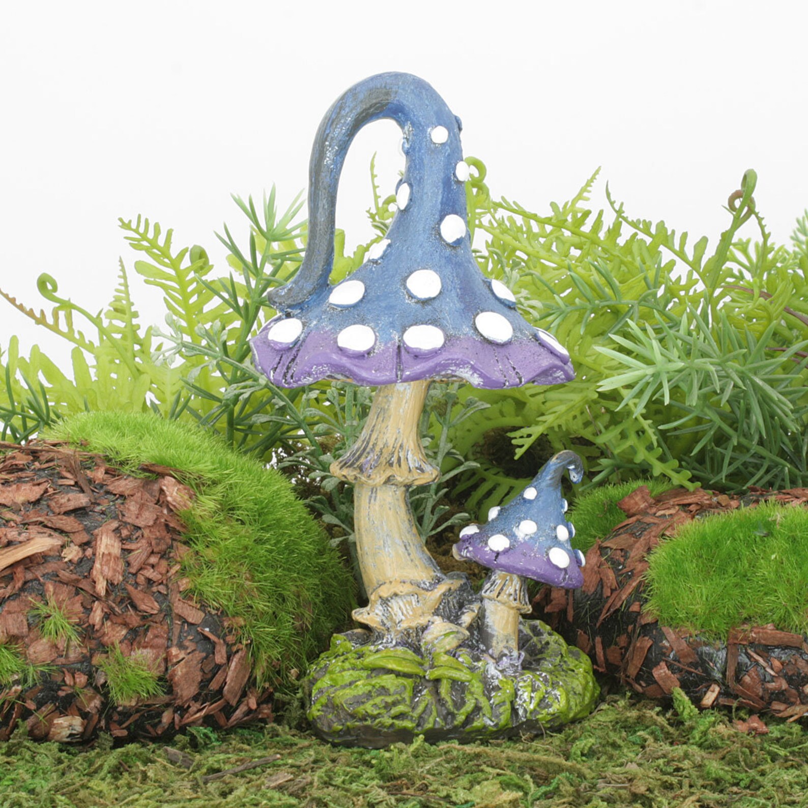 Woodland Mushroom Duo, Three Colour Options, Fairy Garden Mushrooms ...