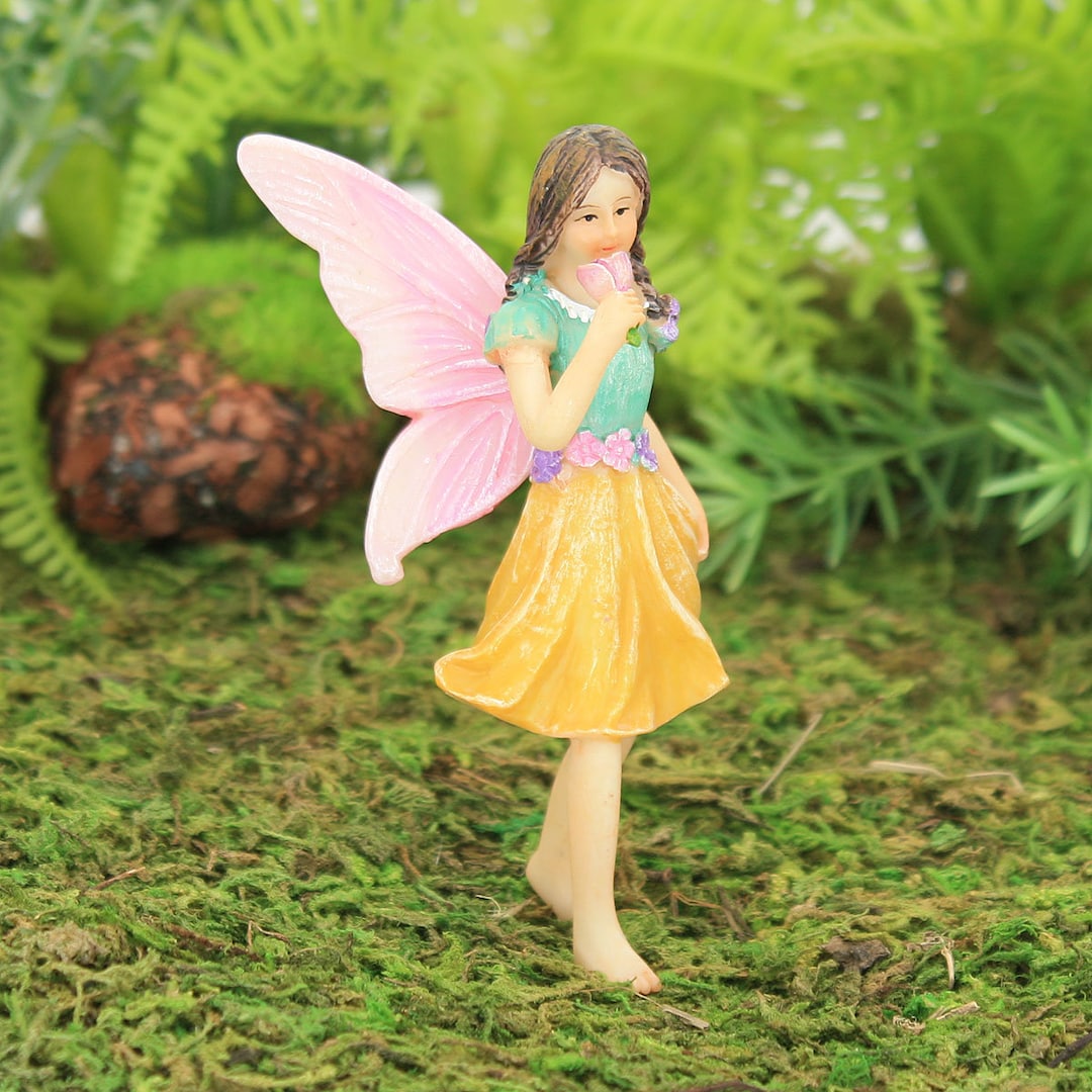 Standing Fairy With Flower, Walking Fairy, Fairy With Flower, Fairy ...