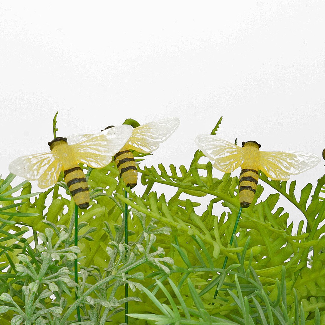 Glow in the Dark Bee, Fairy Garden Bee, Miniature Glow Bee, Fairy ...