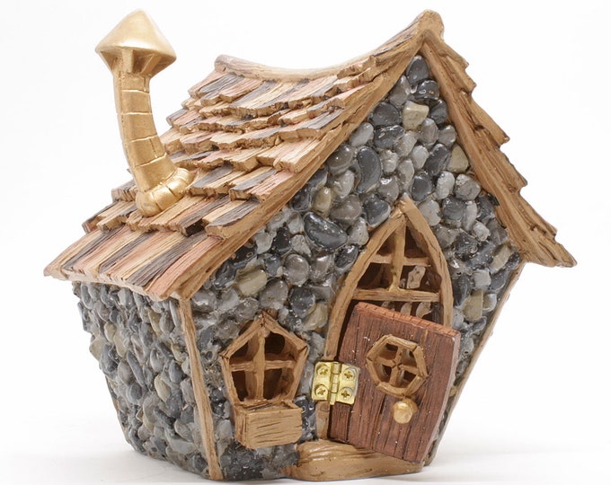 Crooked Little Fairy House, Fairy House With Opening Door, Fairy ...
