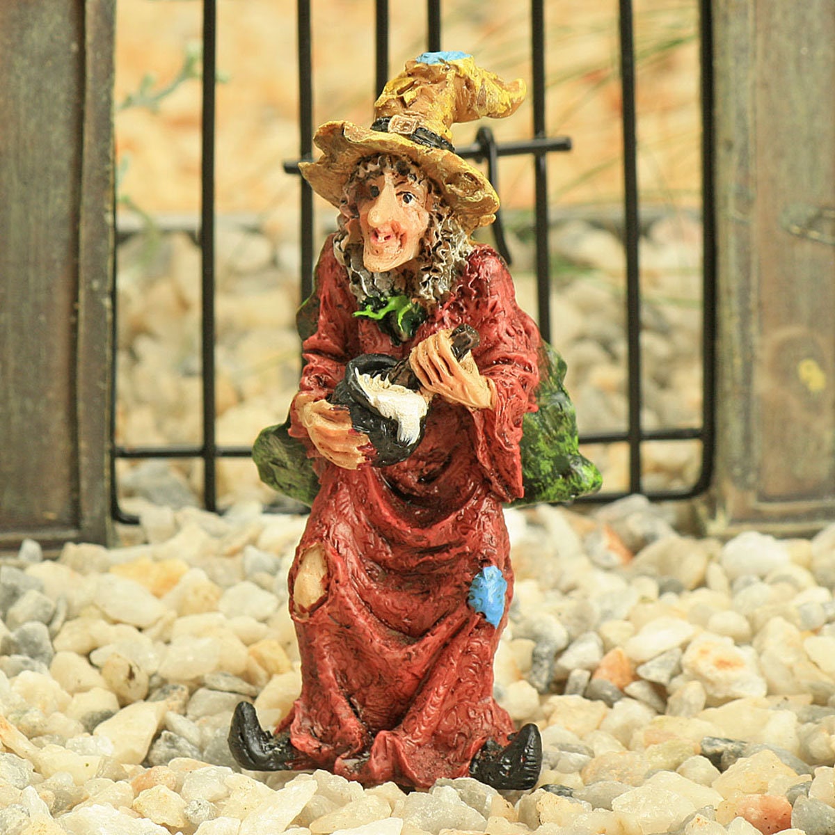 Halloween Witch Figure Miniature Halloween Witch Two Colour - Etsy