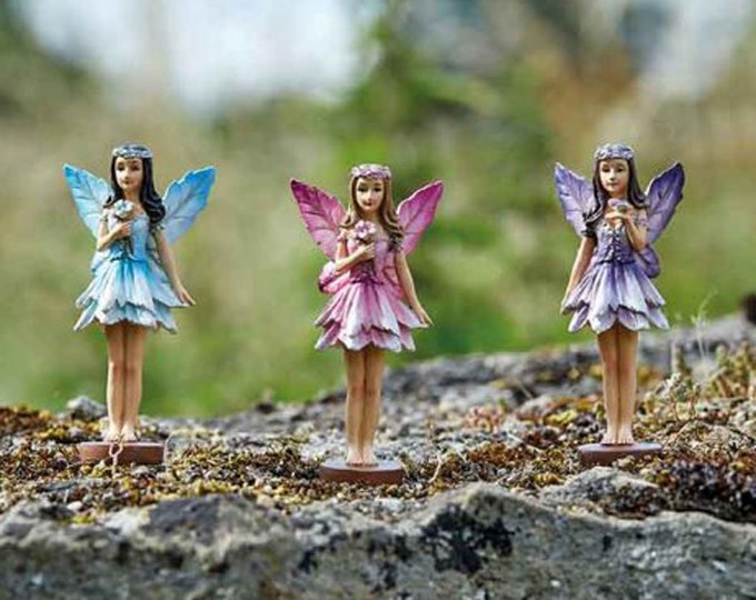Fairies of the Forest, Standing Fairy Figure, Miniature Fairy Figure ...