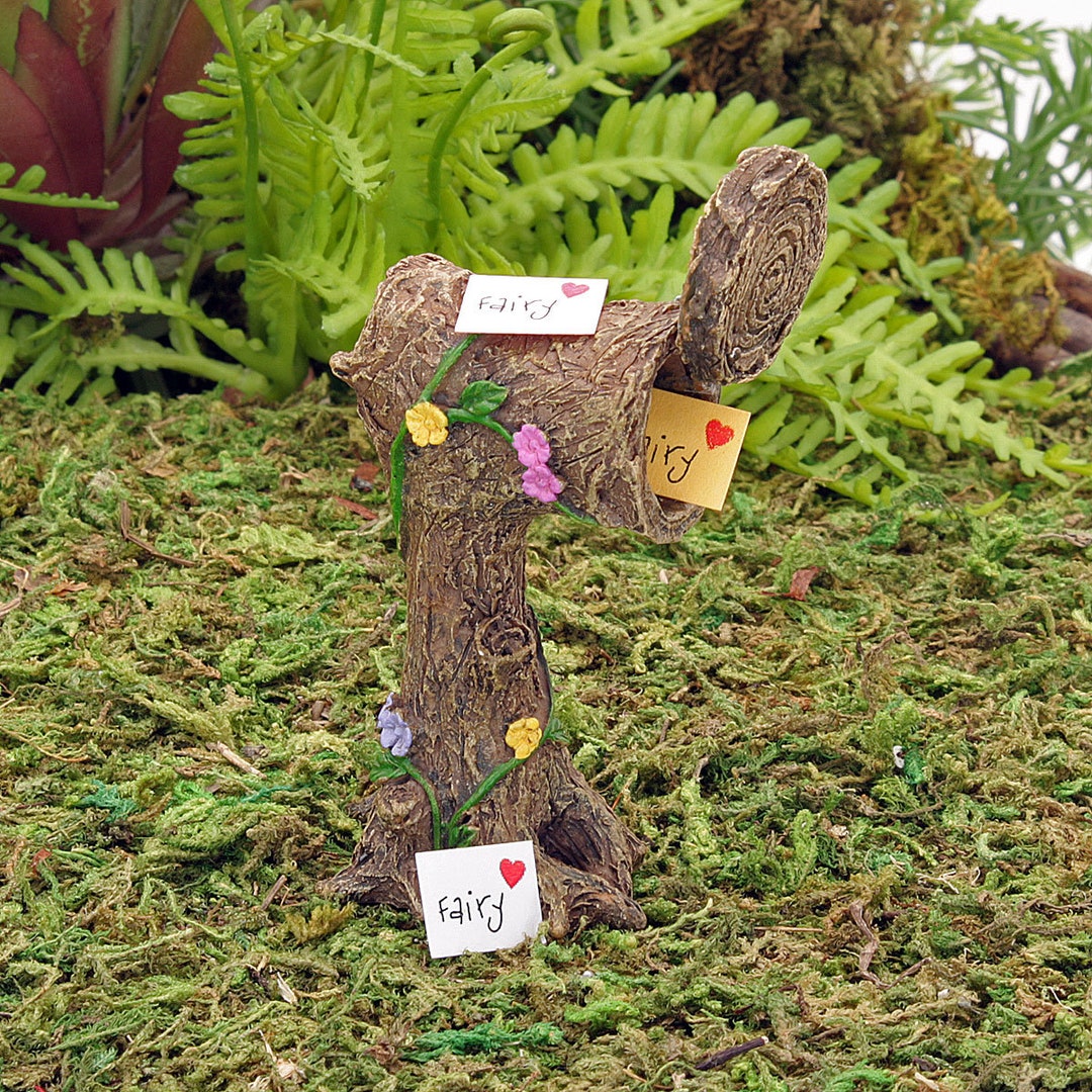 Tree Stump Mail Box Fairy Mail Box Letterbox Fairy Mail Fairy