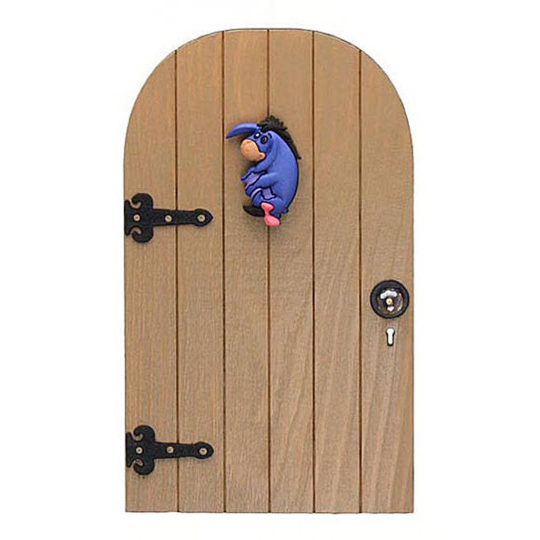 Eeyore Fairy Door, Eeyore Character Door, Adventure Fairy Door, Wooden ...