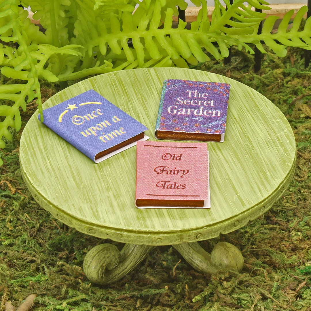 Miniature Fairy Books, the Secret Garden Book, Old Fairy Tales Book ...