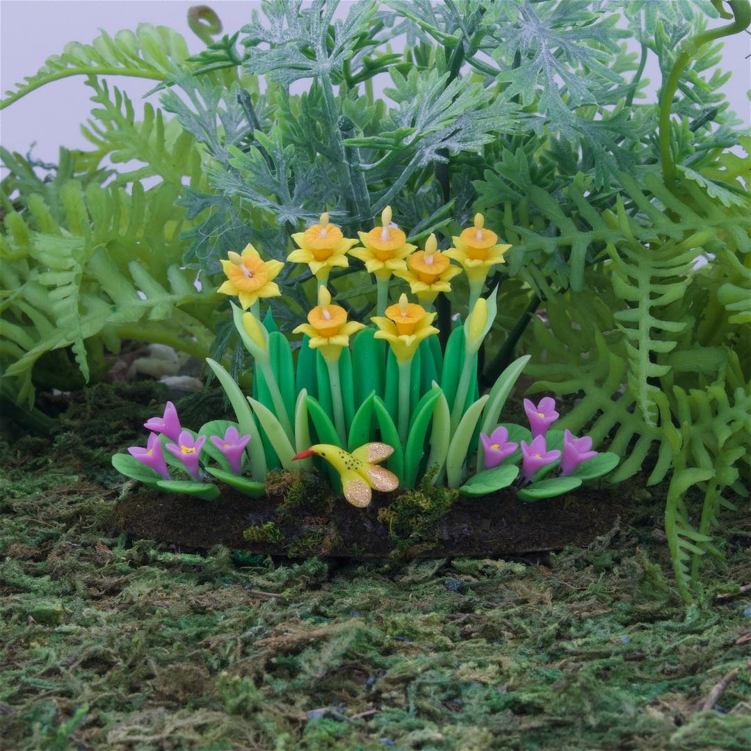 Spring Daffodil and Crocus Garden, Miniature Daffodil and Crocus Bed ...