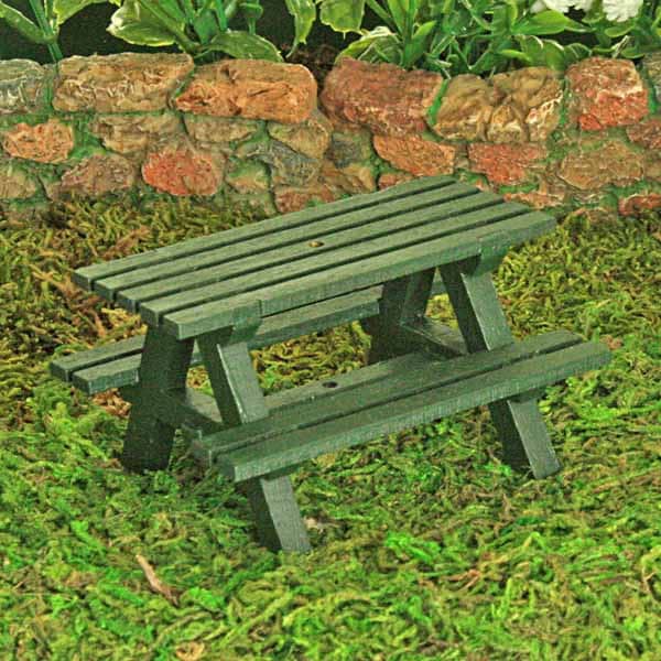 Woodland Green Picnic Bench Collection - Sun Umbrella - Glow in the ...