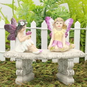 Micro Mini Sitting Fairies, Tiny Sitting Fairy, the Fairy Garden, UK ...