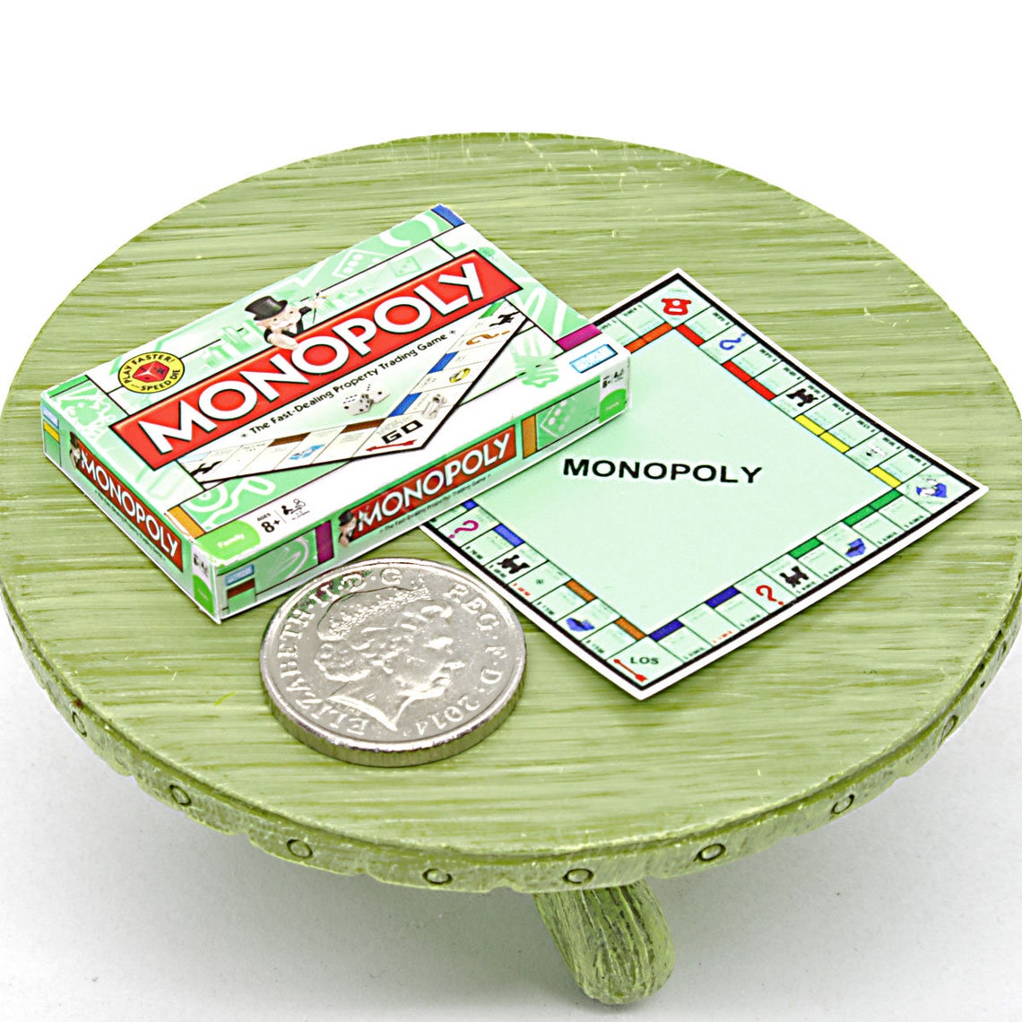 Mini Monopoly Board Game and Box Doll House Monopoly Board - Etsy UK