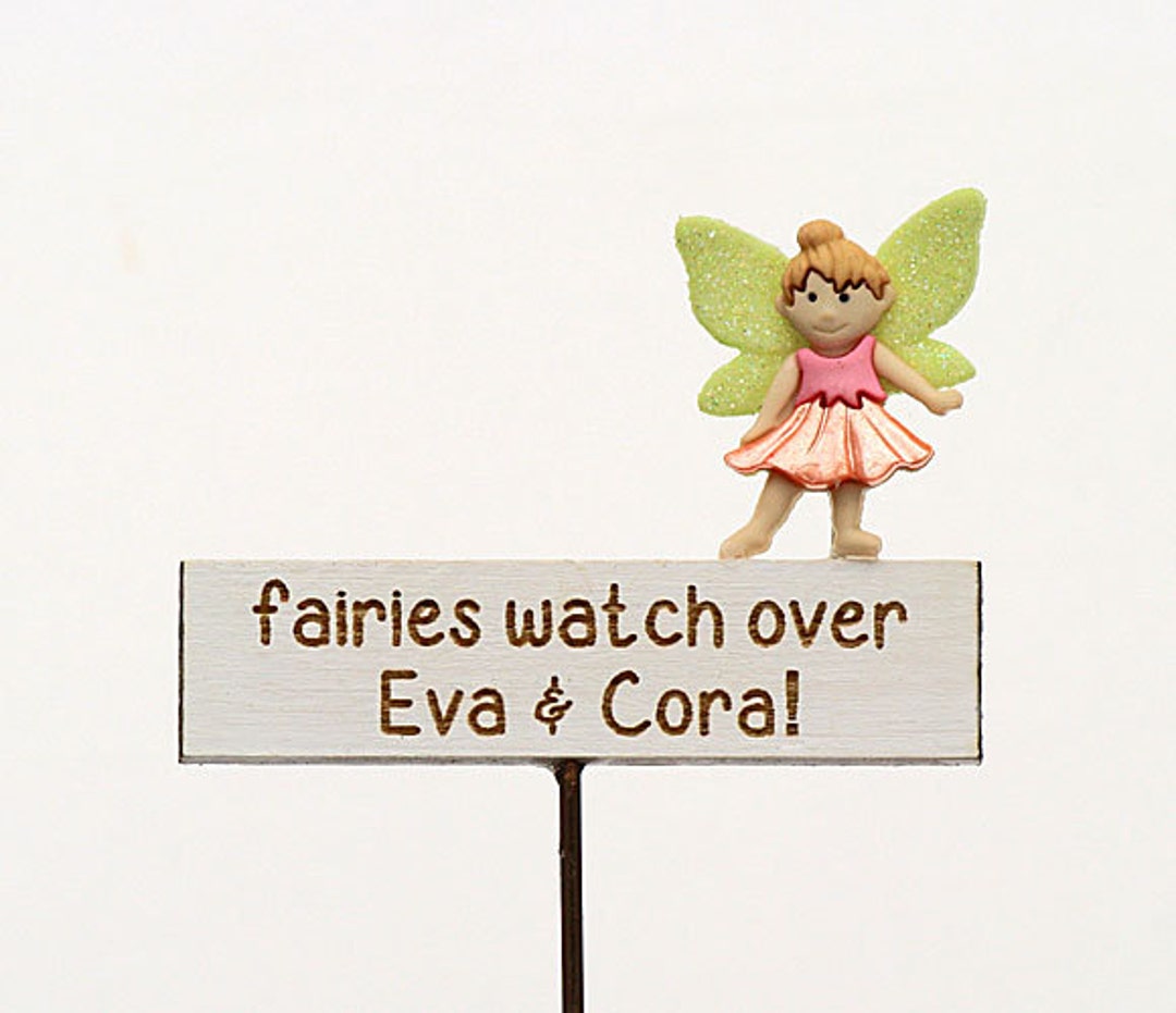 Personalised Fairy Garden Sign - Custom Sign - Fairy Garden Sign ...
