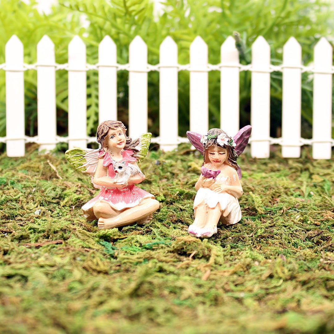 Micro Mini Sitting Fairies, Tiny Sitting Fairy, the Fairy Garden, UK ...