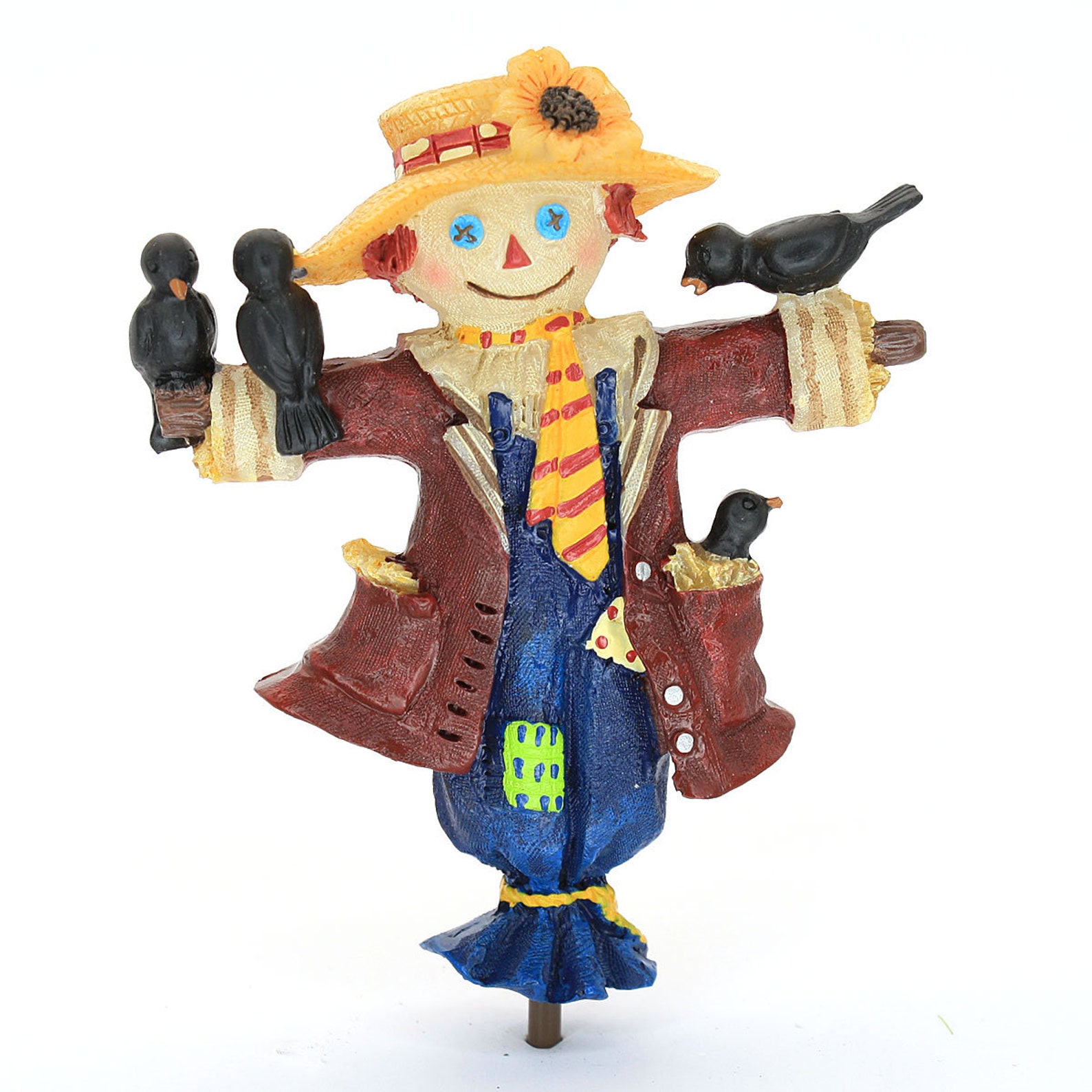 Stanley the Scarecrow Miniature Scarecrow Hay Bale - Etsy UK
