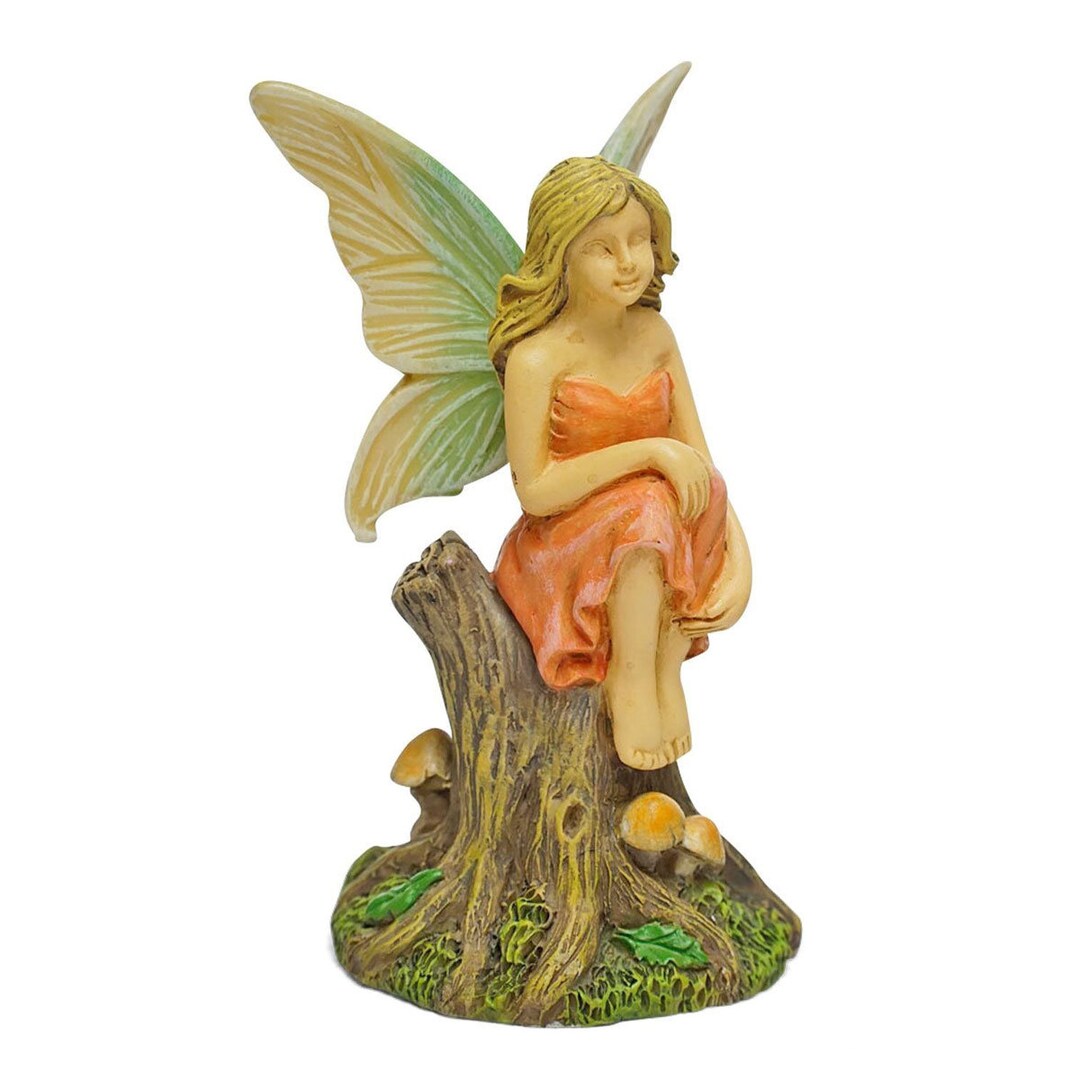 Stop and Rest Fairy Resting Fairy on Tree Stump Tree Stump - Etsy UK