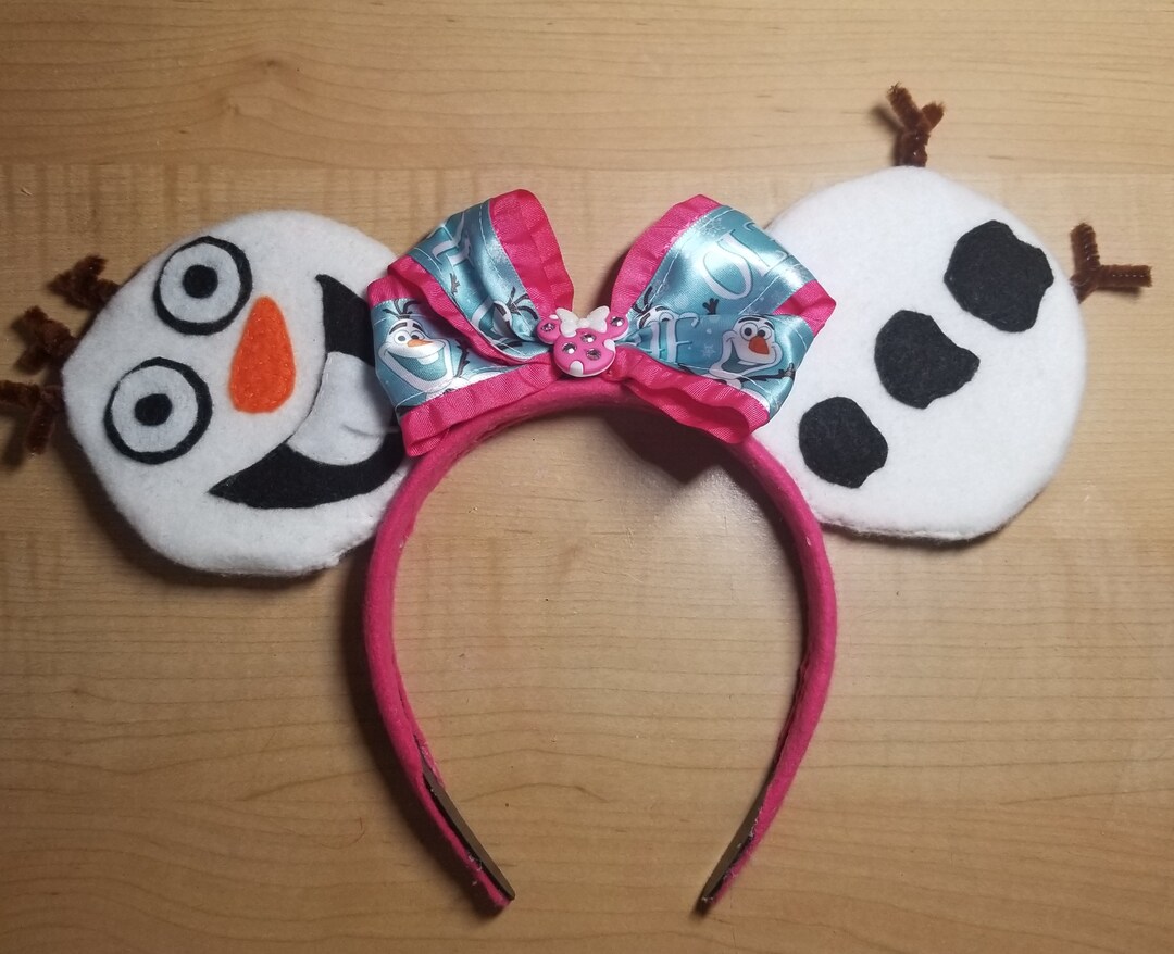 Olaf Hat/headband Mickey Ears - Etsy