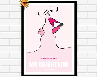 Mr Brightside | Etsy