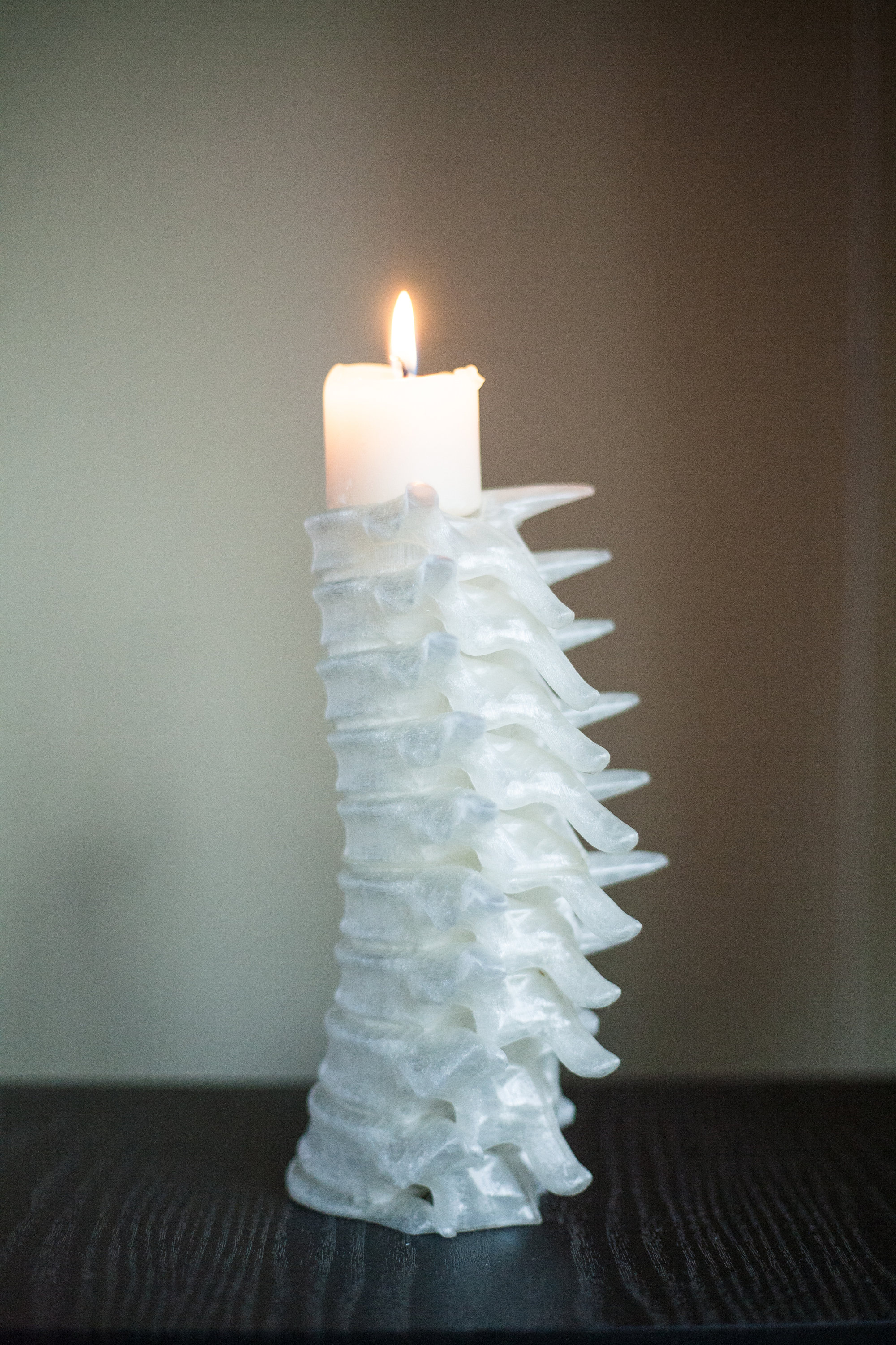 3d Printed spine candle holder halloween decor halloween | Etsy