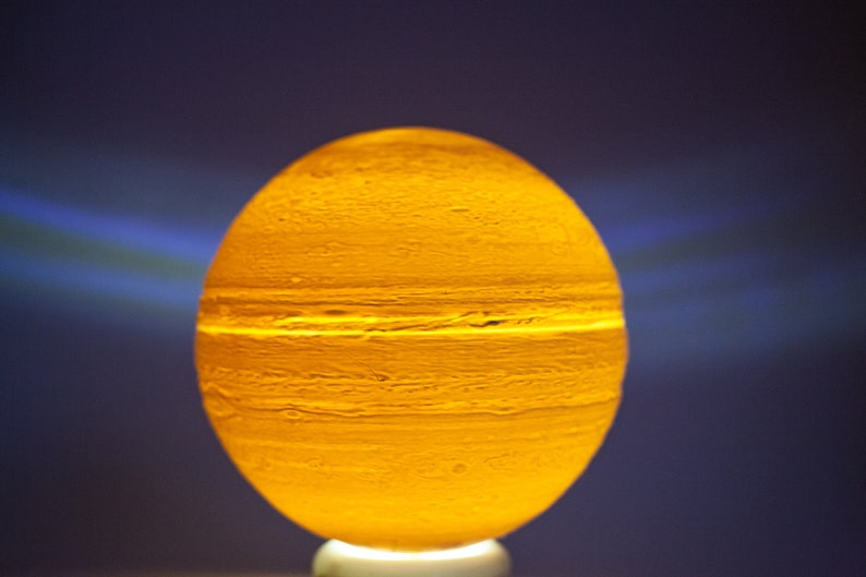 Jupiter Planet Night Lamp 3D Printed Lamp Modern Desk Lamp | Etsy