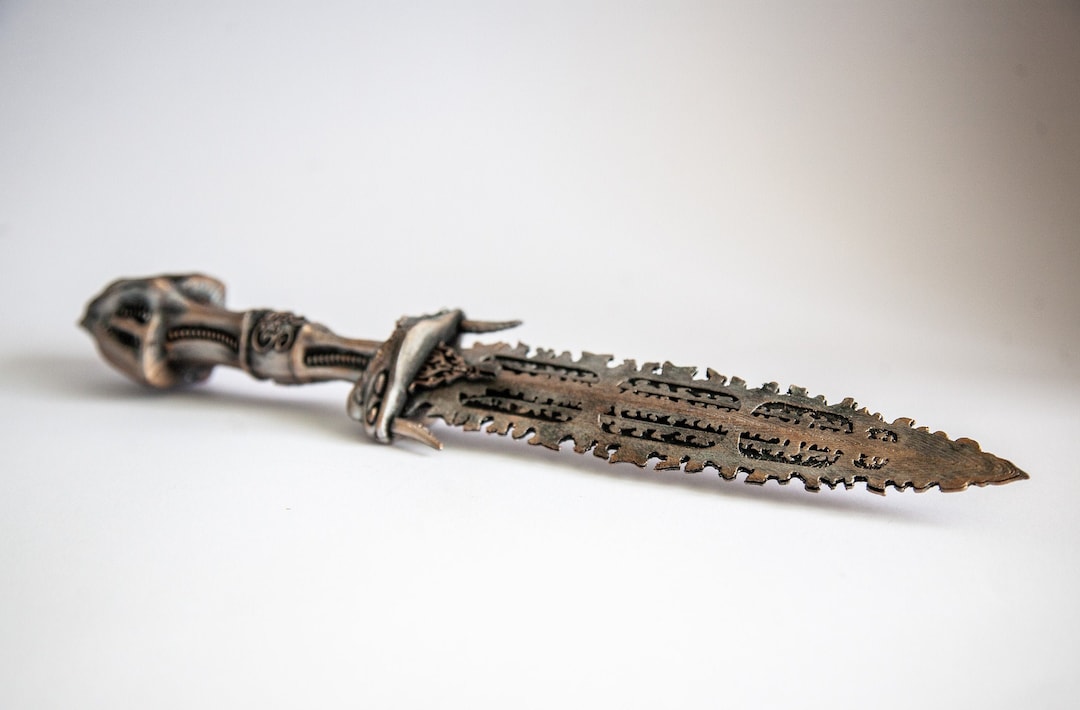 Riddick's Necromonger Irgun Knife , 3D Printed, Unofficial Fan Art - Etsy