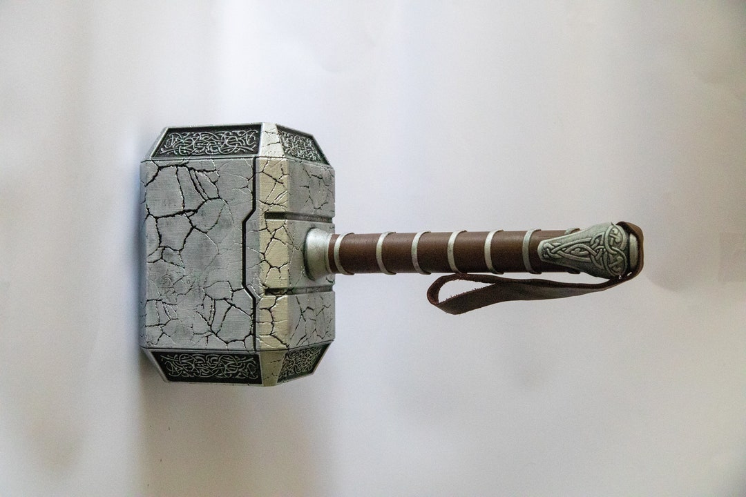 Cracked Thors's Hammer Perfect for Asgardian Collectors and Marvel ...