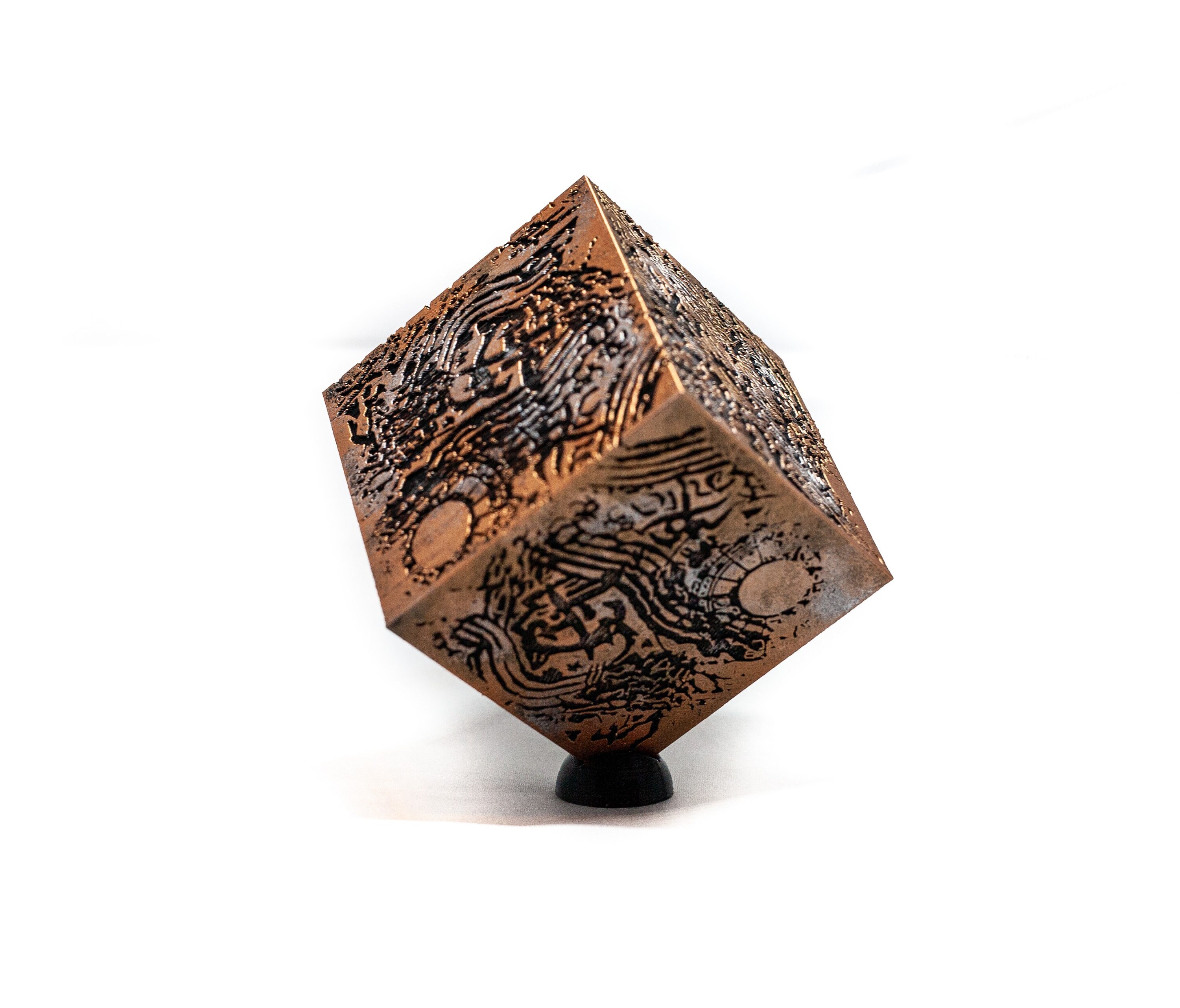 Inspired by Transformers Allspark Cube Hand Painted With Stand | Etsy ...