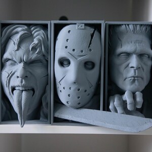 Frankenstein Monster Bookend, Book Nook, Unique Horror Gift, Horror ...