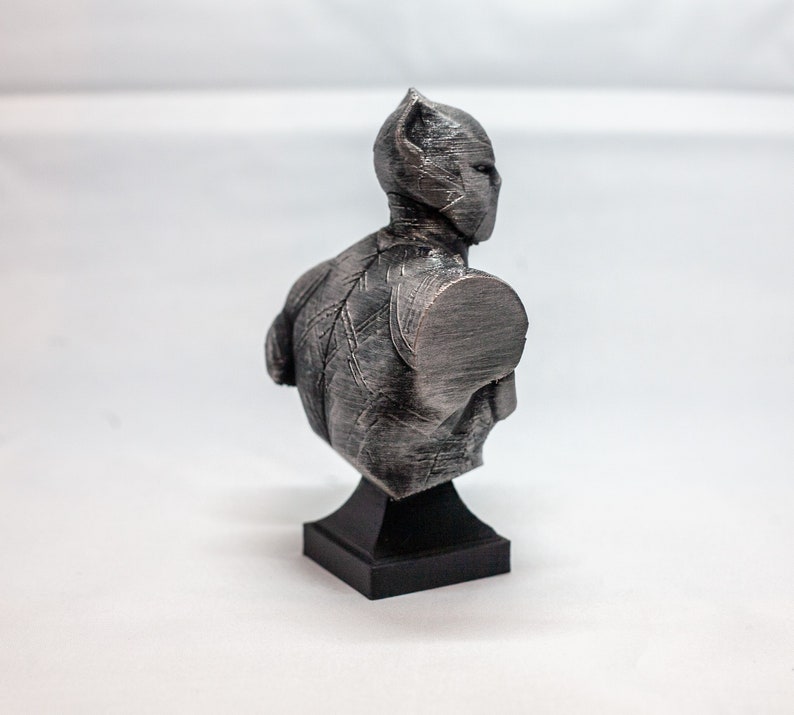 Black Panther Inspired Bust Handpainted 3d Printed | Etsy