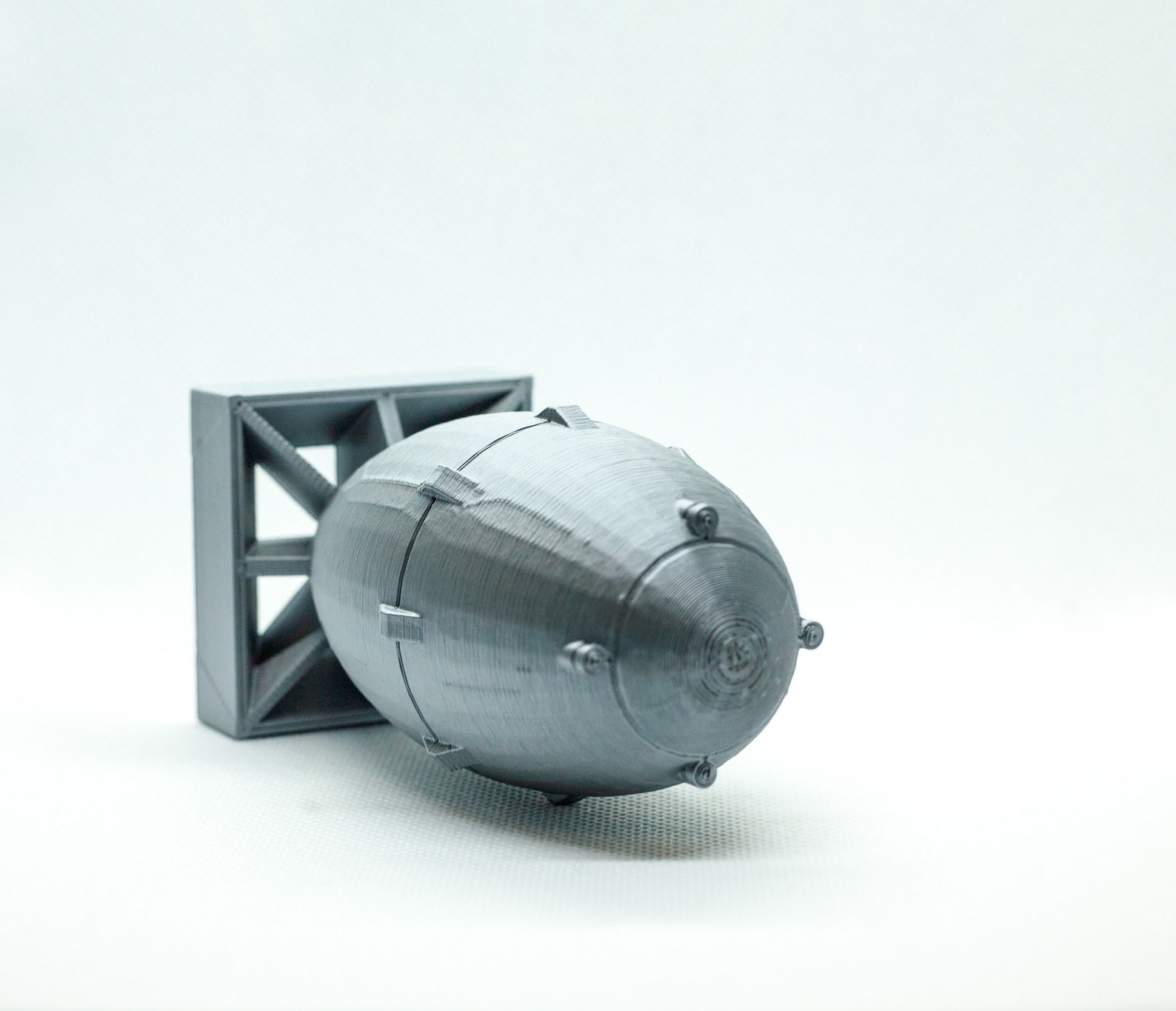 Fat Man Nuclear Bomb 3d Printed Nuke Nagasaki Hiroshoma - Etsy
