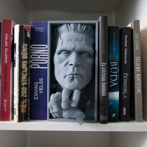 Frankenstein Monster Bookend, Book Nook, Unique Horror Gift, Horror ...