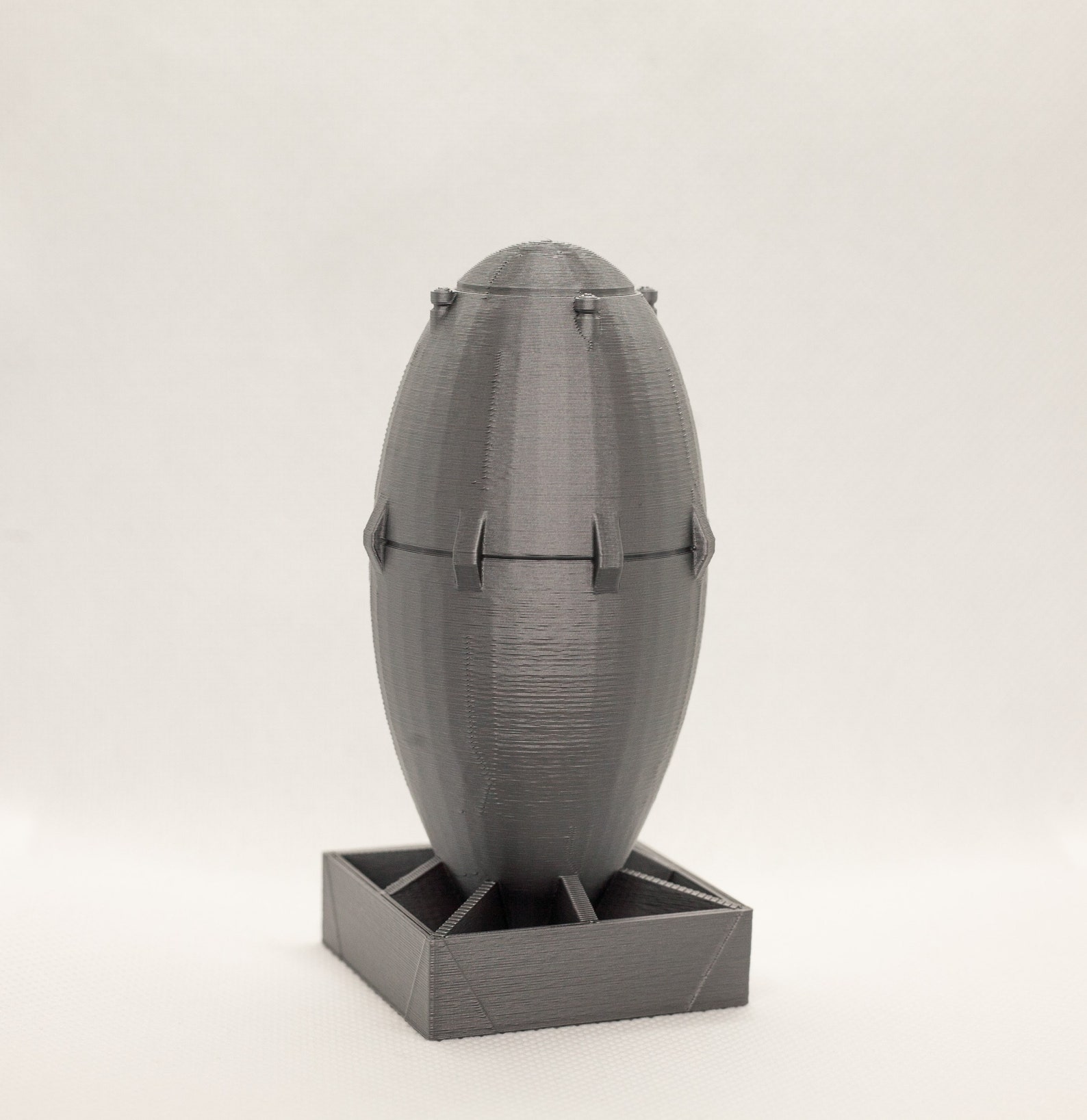 Fat Man Nuclear Bomb 3d Printed Nuke Nagasaki Hiroshoma | Etsy