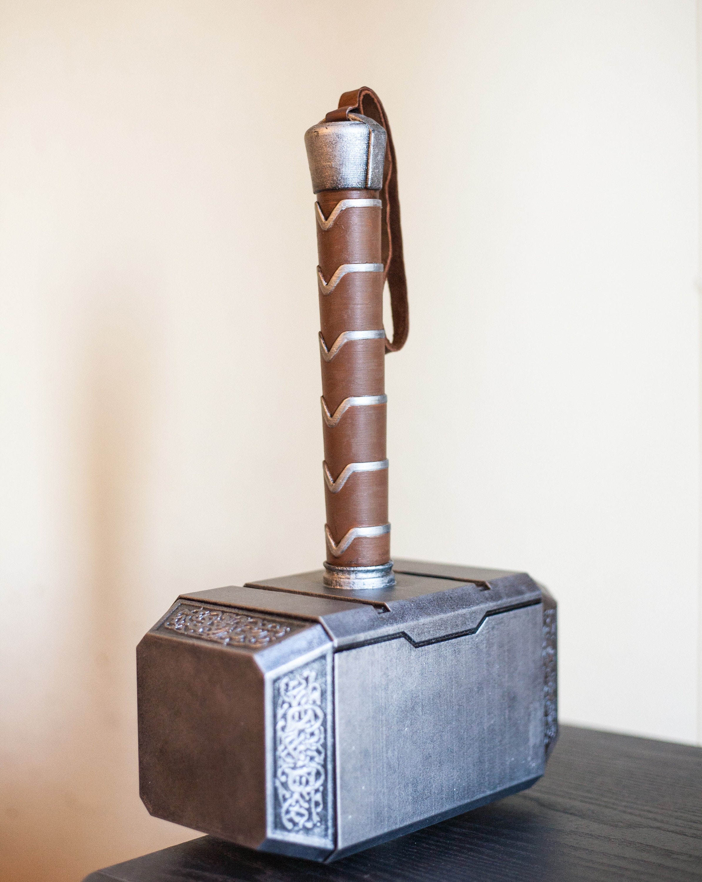 Mjolnir Thors Hammer Life Size Thors Hammer Avengers Marvel 3D Printed ...