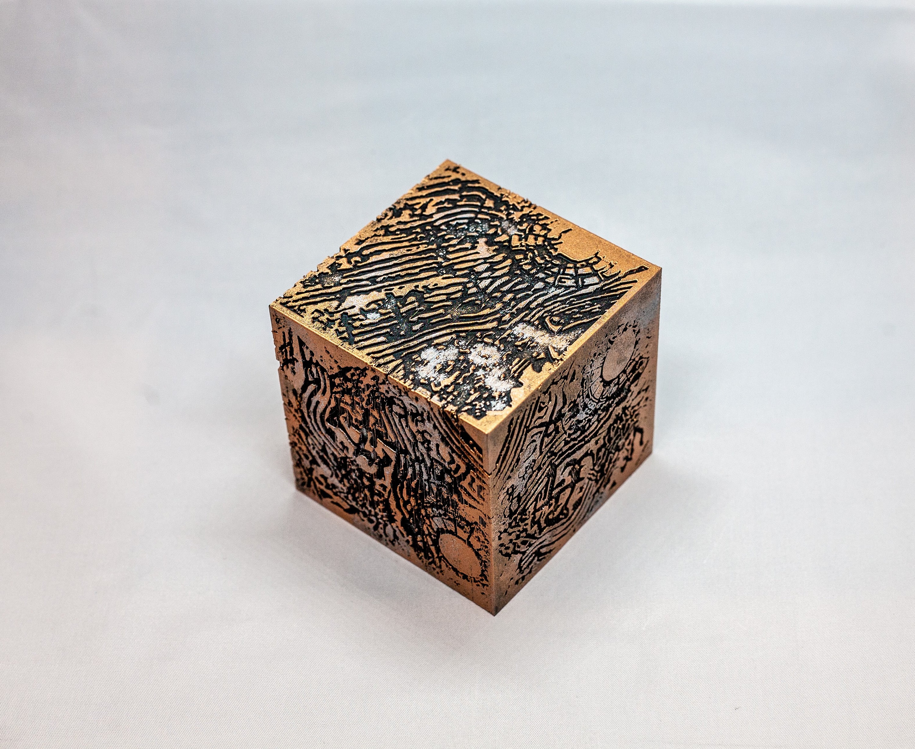 Inspired by Transformers Allspark Cube Hand Painted With Stand - Etsy ...