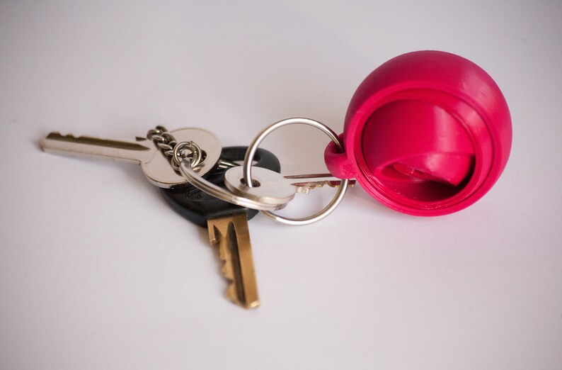 3D Printed Gyro Keychain with 6 rings | Etsy