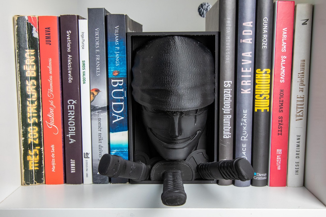 Detailed Zorro Mask Bookend - Unique Book Support and Display - Etsy