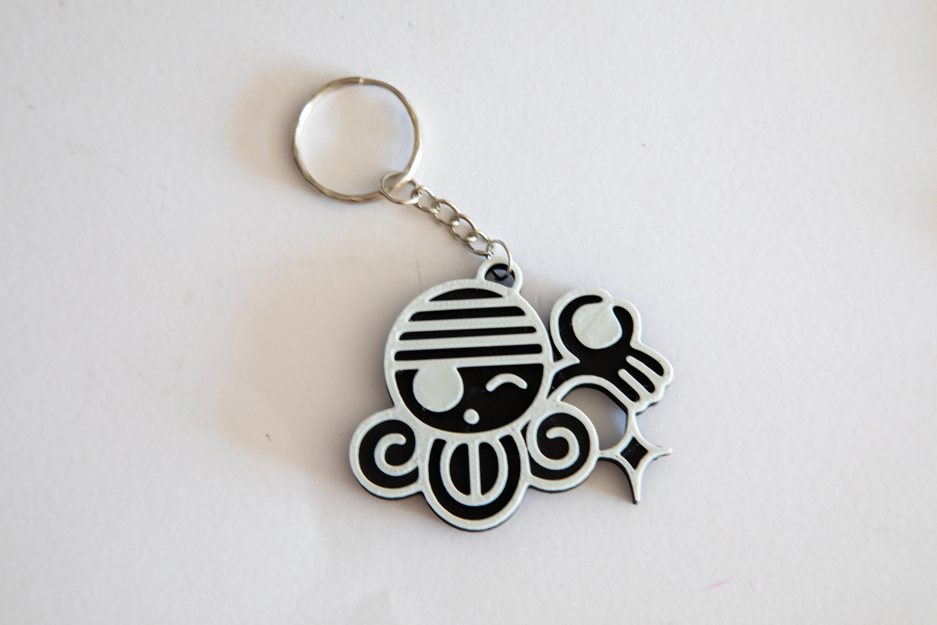 Roronoa One Piece Zoro Keychain, Keyring | Moss Swords | Anime ...