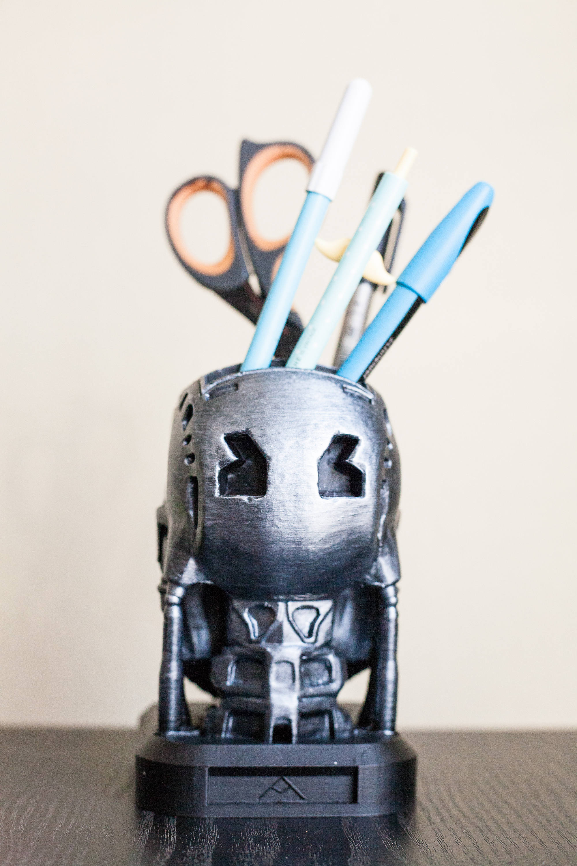 Terminator Skull Terminator T800 Robot Pen Holder Statue Bust - Etsy UK