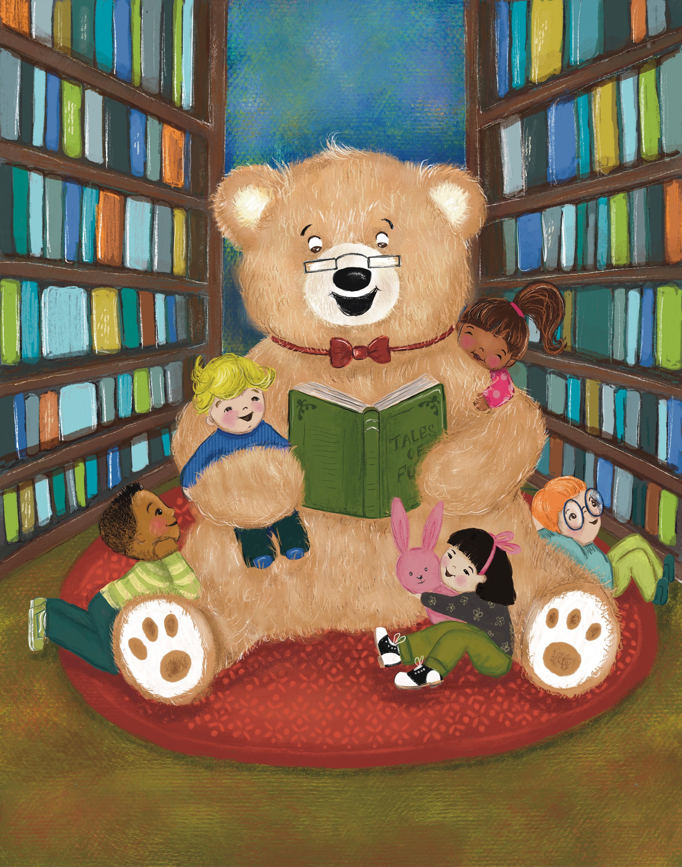 Teddy Bear Story Time Poster for the Love of Reading, Libraries and ...