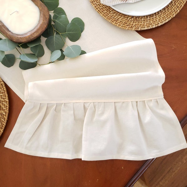 Ruffled Table Runner - Etsy