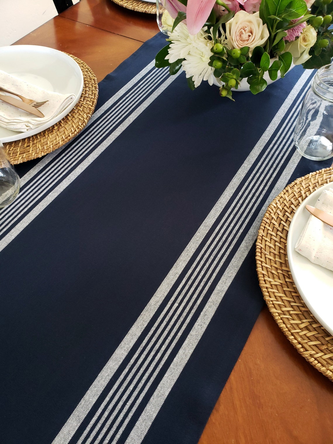 Navy Blue Table Runner Extra Wide Table Runner Navy Blue Etsy navy-blue-table-runner-extra-wide-table-runner-navy-blue-etsy