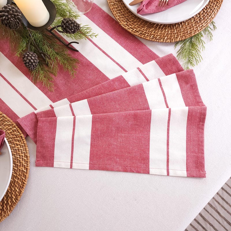 Striped Table Runner - Etsy