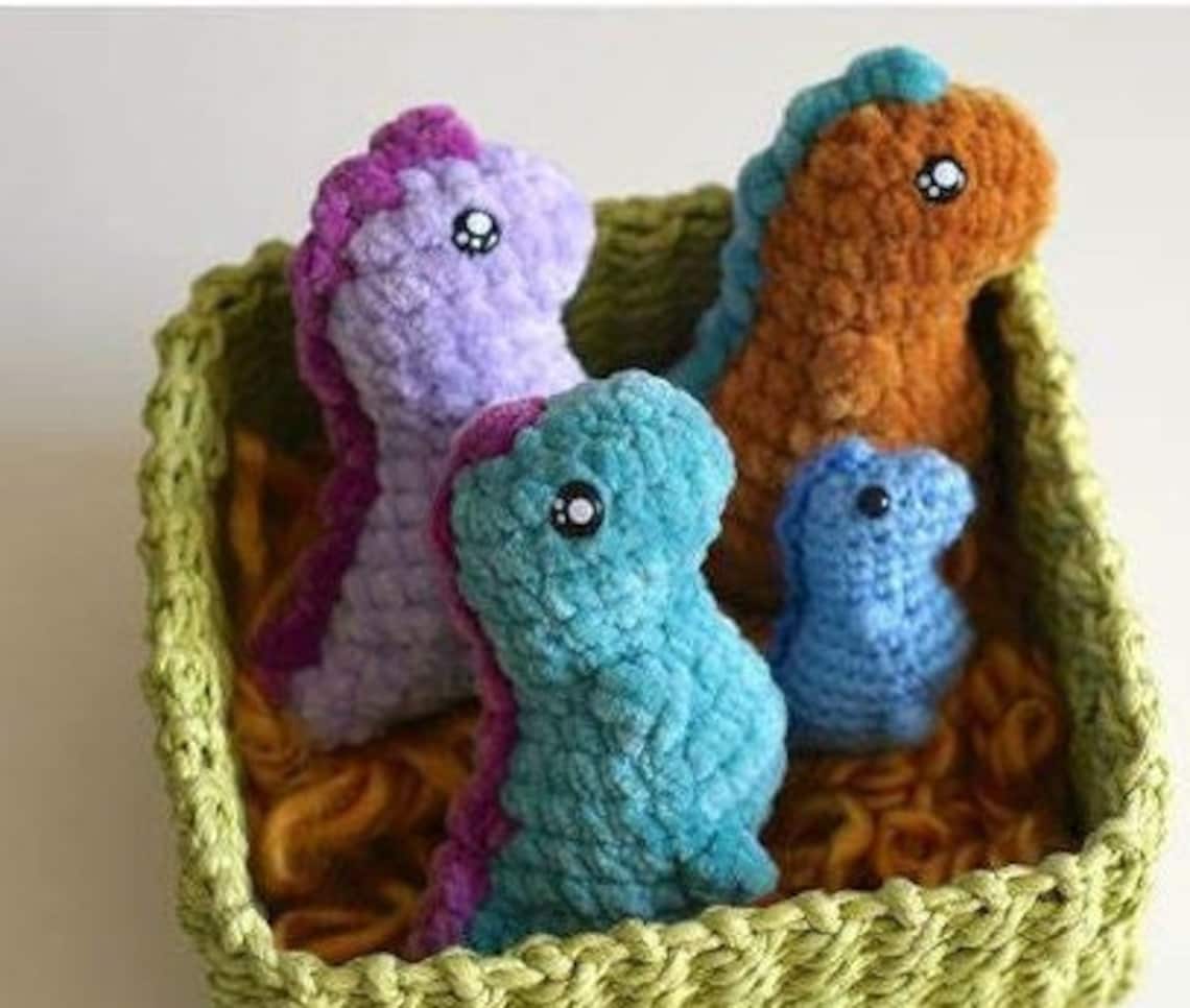 Tyrannosaurus Dinosaur No Sew Crochet Pattern Dinosaur Jurassic World ...