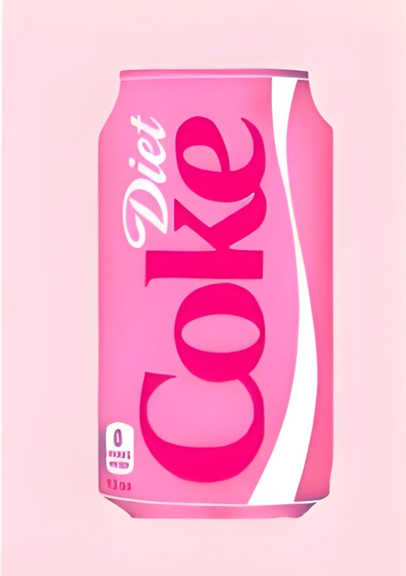 Pink Preppy Diet Coke Wall Art, Preppy Room Decor, Dorm Room Art ...